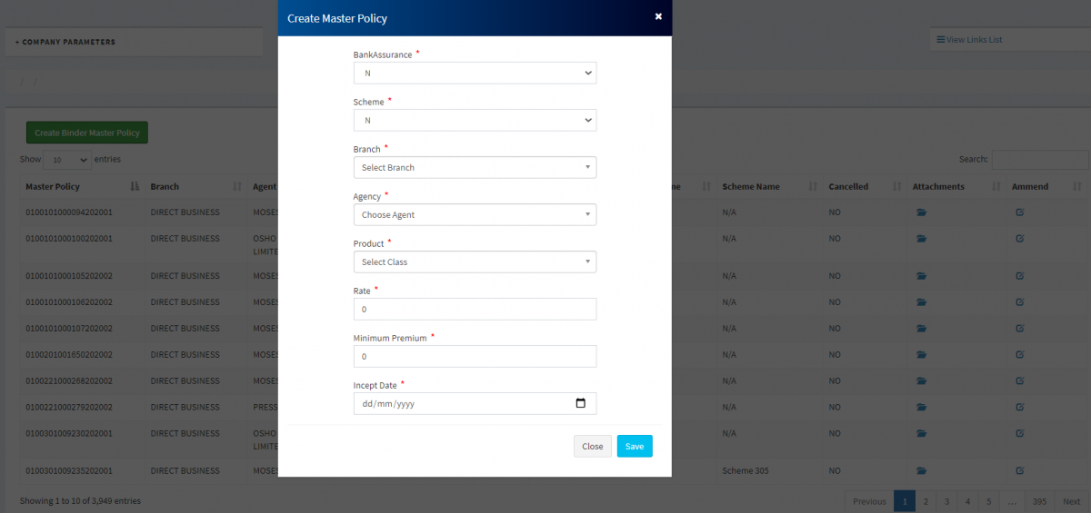 Underwriting - AIMS ONLINE DOCUMENTATION